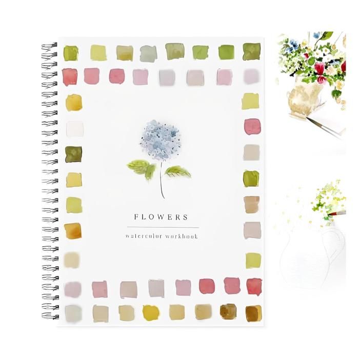 Cahiers D'aquarelle pour Débutants,Cahier D'exercices D'aquarelle ...