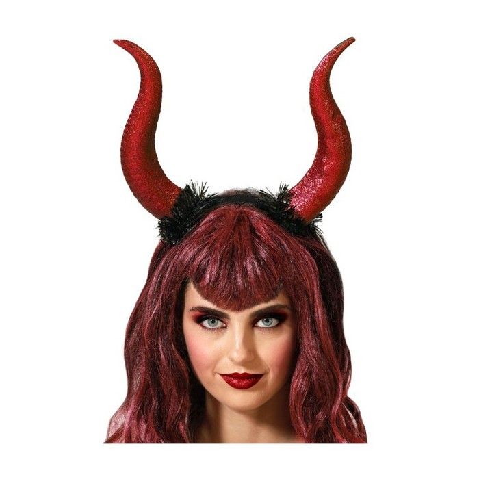Serre-Tête Cornes du Diable Rouge pailletté - Cdiscount Jeux - Jouets