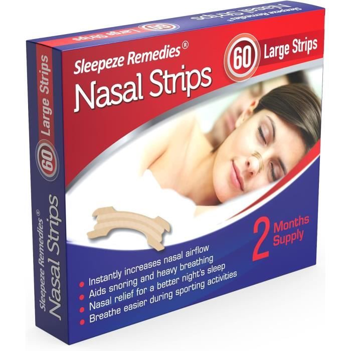 Bandelettes Nasales L X 60, Bandelettes Nasal Pour Aider À Breathe ...