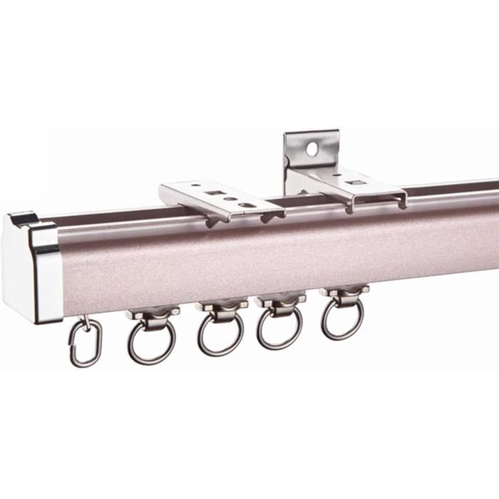 Kit Rail Rideau Plafond, Rail De Rideau En Aluminium, Tringle À Rideau ...