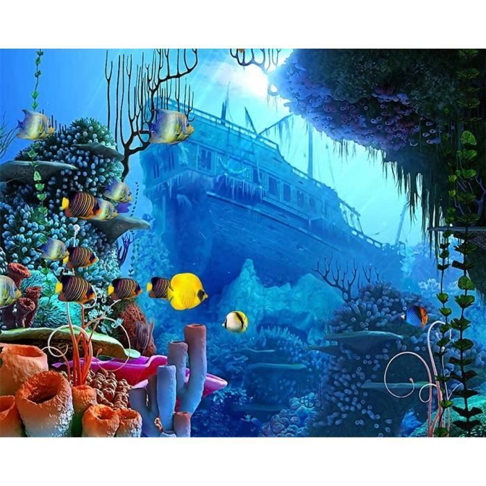 LIWI-Fonds D'Écran Décoration De La Maison Murale Monde Sous-Marin ...