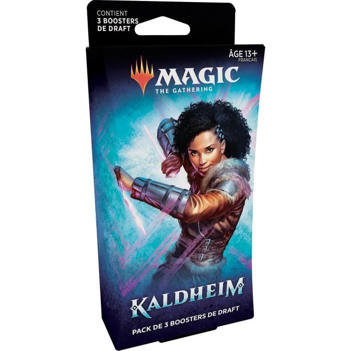 Magic The Gathering - Kaldheim Pack de 3 boosters de Draft - 45 Cartes ...