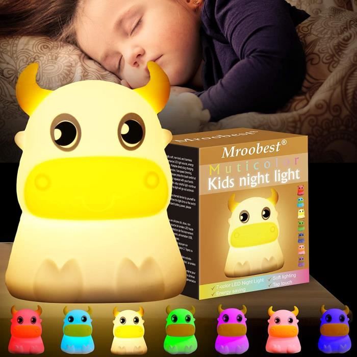 Veilleuse Enfants, Kids Night Light,Bébé Veilleuse,Rechargeable Bébé ...