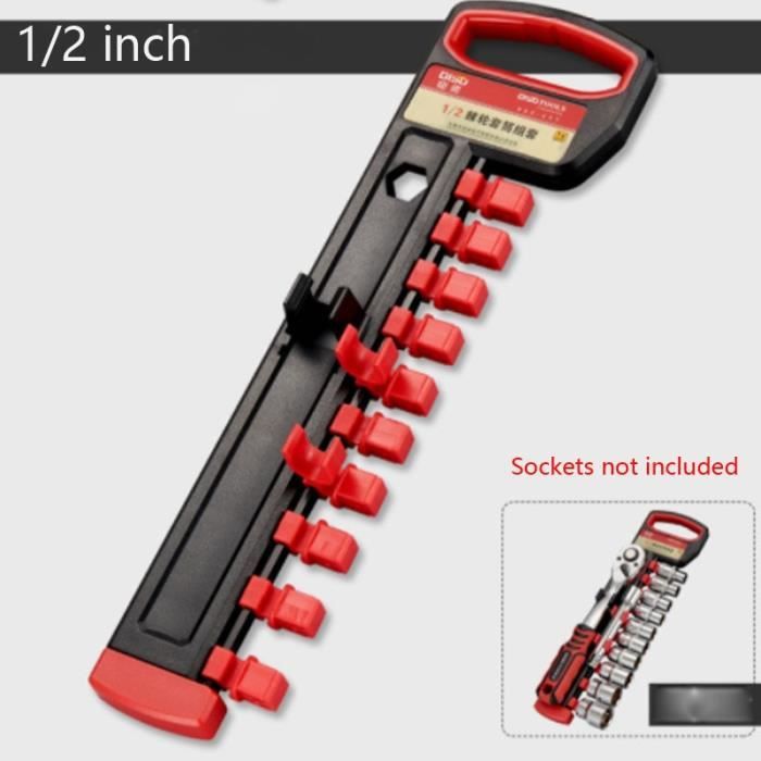 Cle a cliquet,Support de rangement pour clés à douille 1-4 " 3-8" 1-2 ...