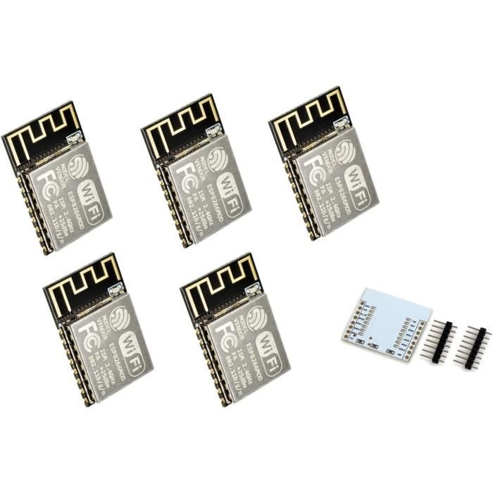 Barebone - -12S Esp12S Esp8266 Serial Wifi Module ( -12) +5Pcs Plate ...