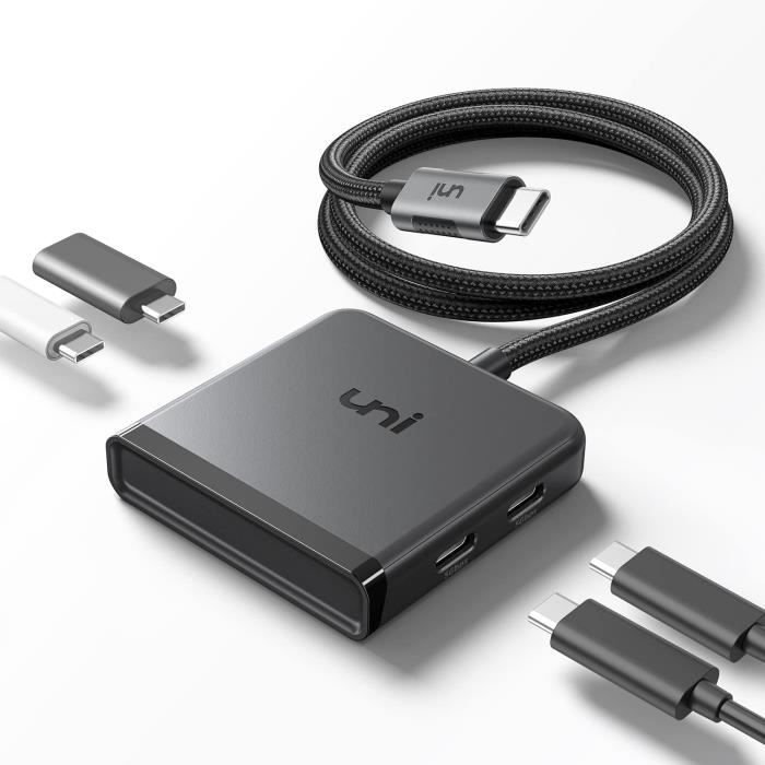 Hub Usb C 5 Gbps, Hub Adaptateur 4 Ports Usb C Vers Usb C Avec Câble En ...