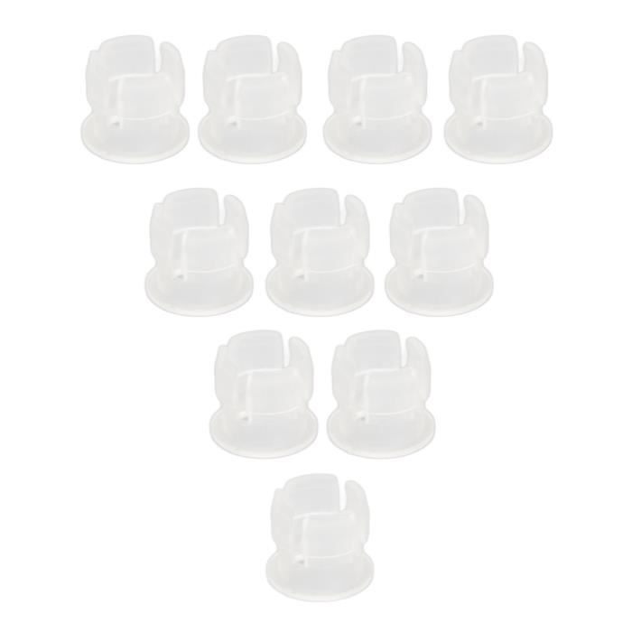 URB--Support LED 5mm (Blanc) - 200 pcs 5mm LED supports boucle plate ...