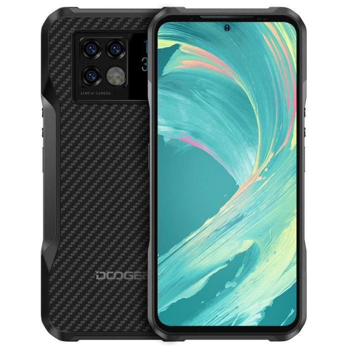DOOGEE V20 5G Téléphone portable NFC Écran arrière Caméra de vision ...