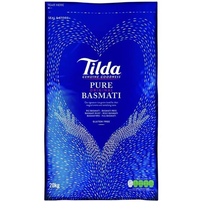 Riz Basmati Tilda 20KG - Cdiscount Au quotidien