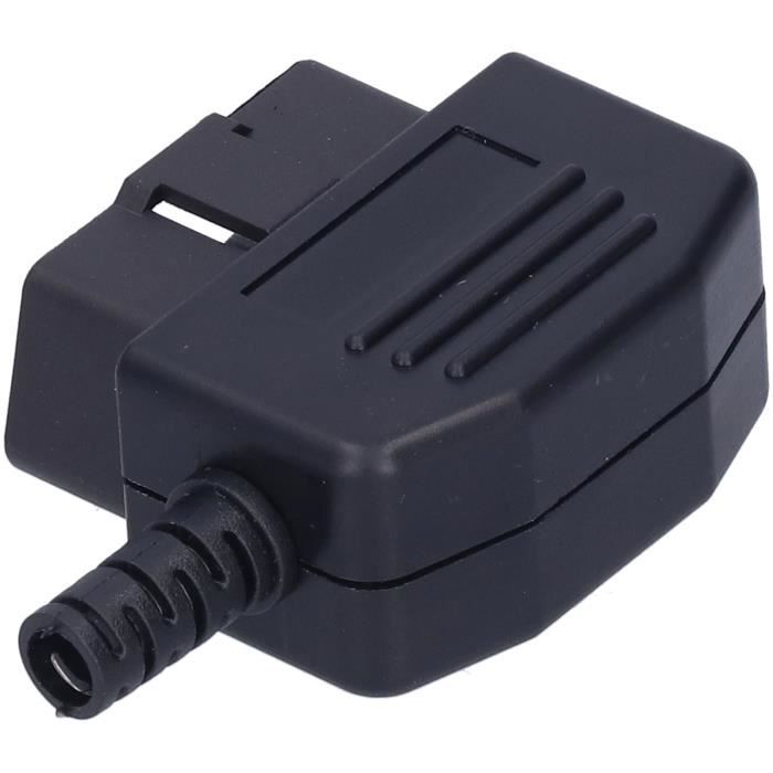 GOTOTOP Connecteur mâle OBD2 Prise Connecteur Mâle Auto OBD2 16 Broches ...