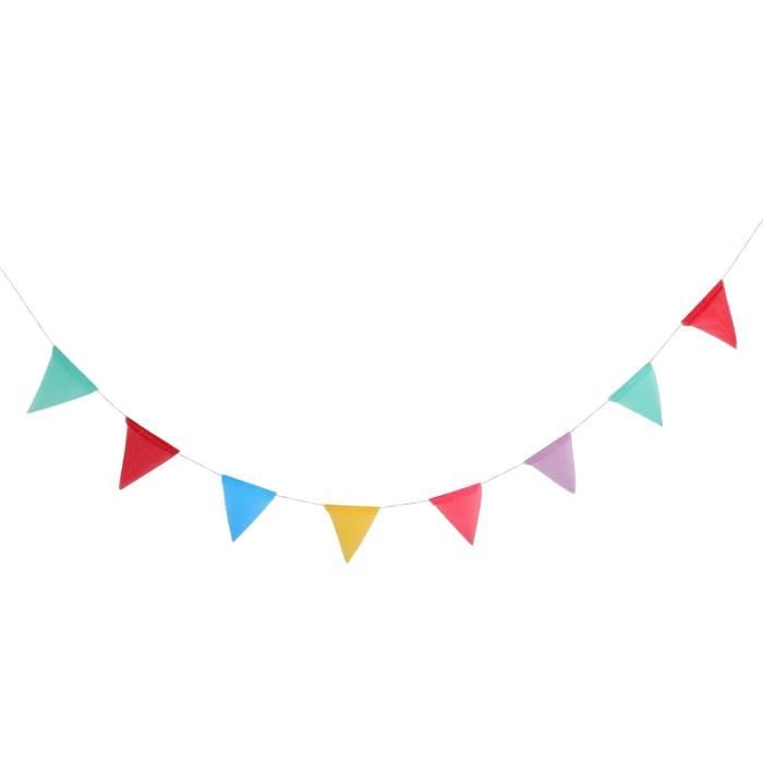 Coloré Fanion Drapeaux Tissu Triangle Drapeaux Triangle Bannière pour ...