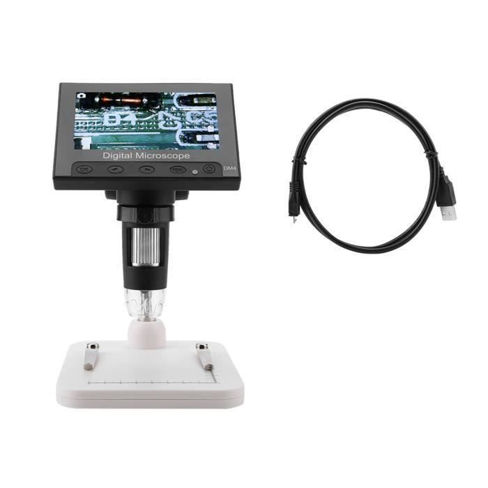Loupe numérique électronique 2MP 500/1000X avec LED et support en ...
