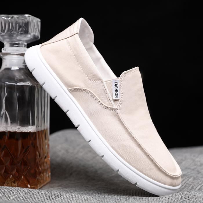 CRAZE Hommes Casual Chaussures Sports Toile Solide Forme Ronde Net Fil ...