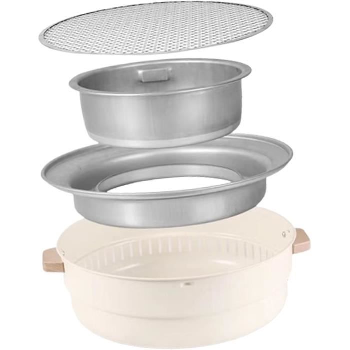 Four à barbecue Four à gril avec filet grillé Barbecue à charbon Grill ...