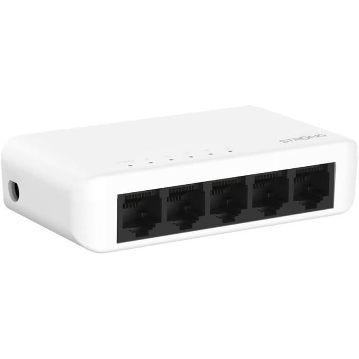 Switch Ethernet Gigabit 5 Ports - STRONG - Métal - Débit Optimal ...