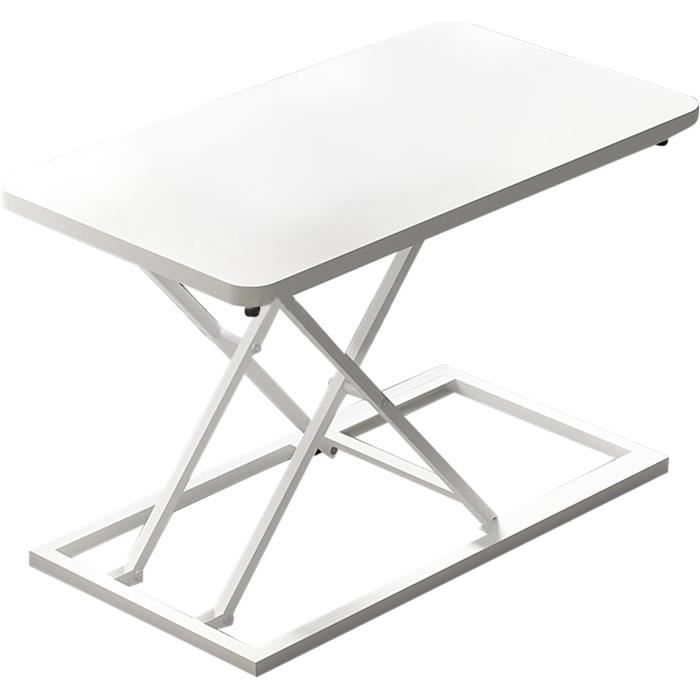 Table Élévatrice Pour Ordinateur Debout 7 Vitesses Bureau D'Ordinateur ...