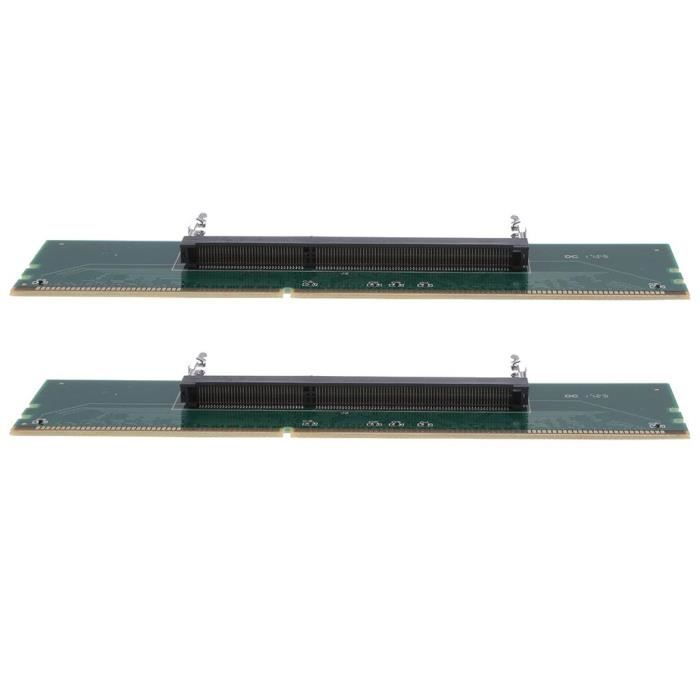 2x DDR3 Laptop To Desktop Memory RAM Connector Adapter Converter ...