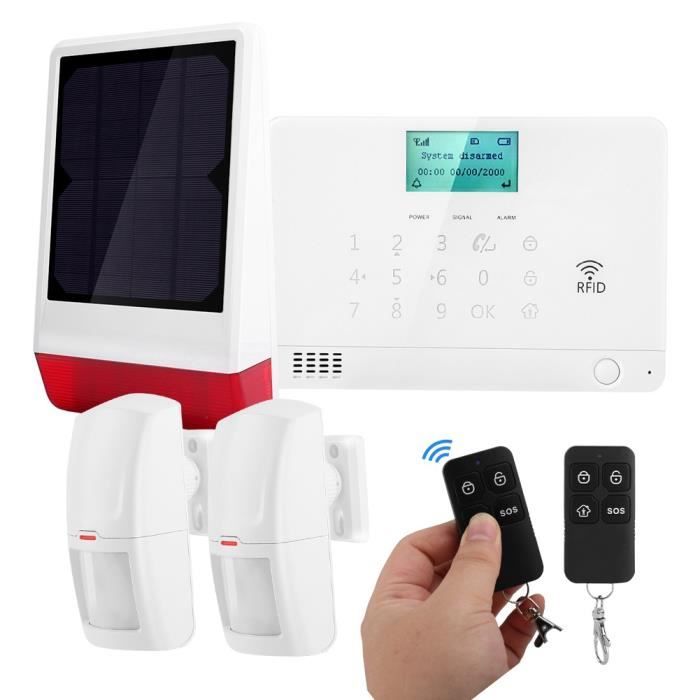 XIJ Kit d'alarme antivol Alarme Antivol Maison AcoustO optic 2 ...