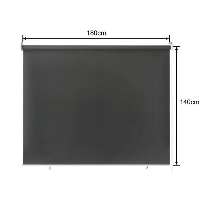 Einfeben Store roulant d'extérieur Store vertical 180 x140 cm store ...