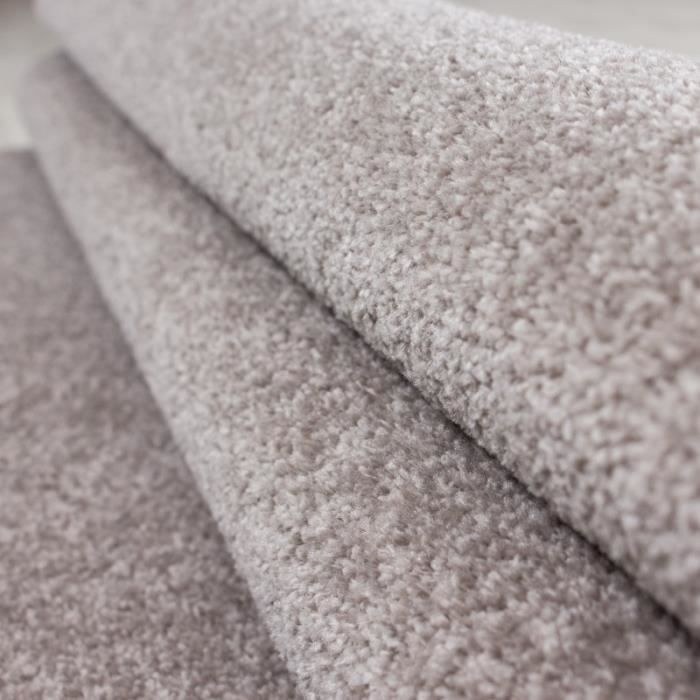 Tapis de salon - Ayyildiz - Moderne - Beige - 200x200 cm - Pile courte ...