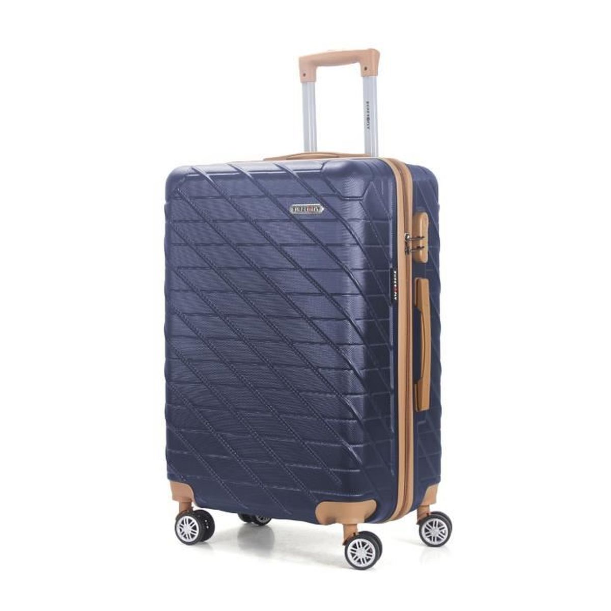 Valise grand format 4 roues double ABS Rigide - Tenerife - SuperFly ...