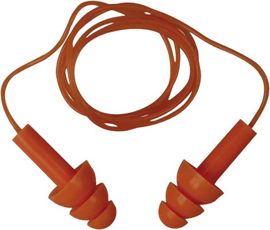 Orange Bouchons d'oreilles filaires en Silicone, bouchons d'oreilles ...