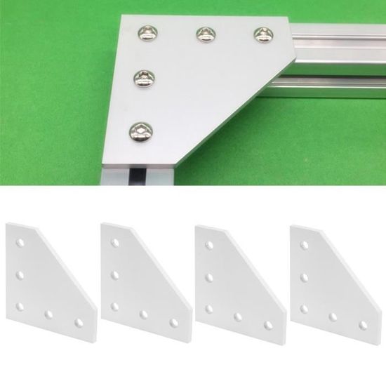 Cikonielf Plaque de raccordement extérieure 5 trous en aluminium ...