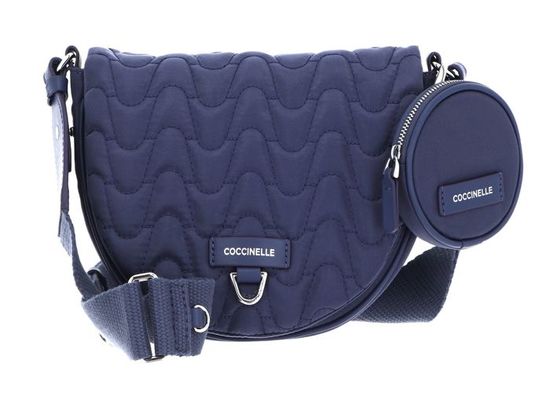 COCCINELLE Sac à épaule bandoulière bleu pour femme - Blaire Nyl. Mate ...