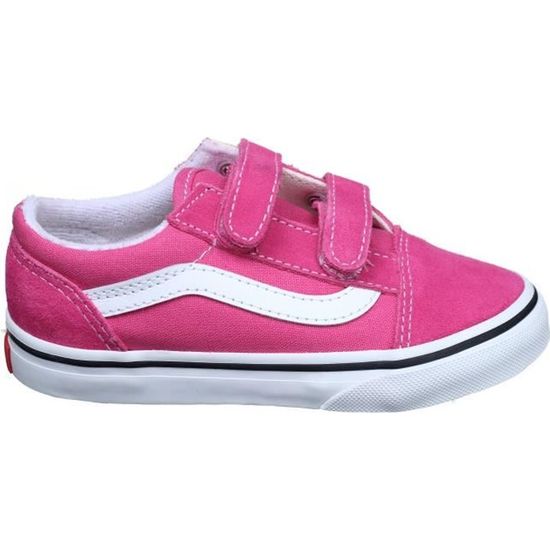 Basket Fille Vans Old Skool V Vn0a38jn32c1 Fuchsia Rose - Cdiscount ...