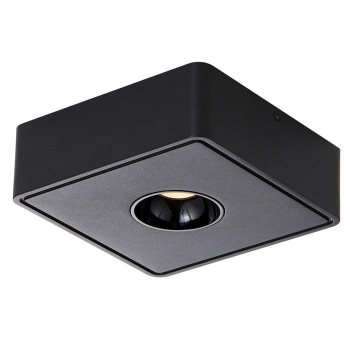 Spots de plafond - NETTLIFE - Ekig - 7W - Noir - 3000K (Blanc chaud ...