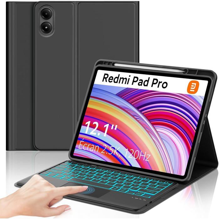 Coque Clavier Pour Redmi Pad Pro 12.1" 2024-Azerty Français ...
