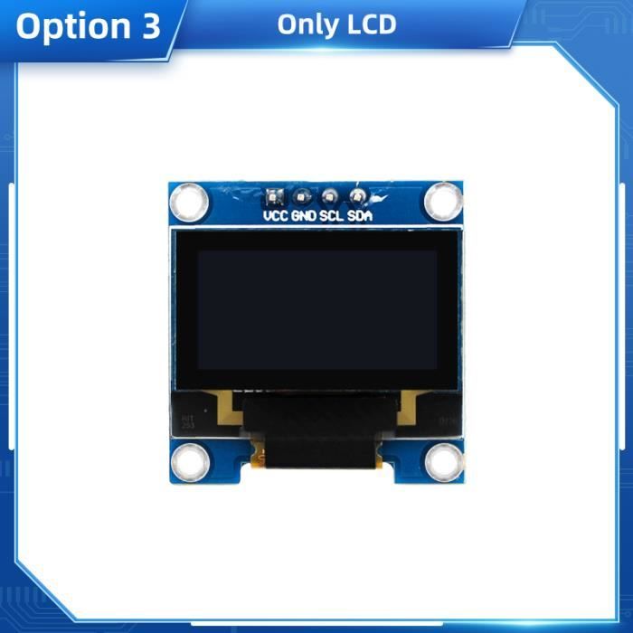 Option 3 - Écran Lcd Oled Avec 4 Broches, 0.96 Pouces, Pour Arduino ...