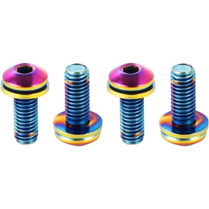 CNC Vis porte-bidon pour vélo,M5*12mm VTT Vis porte- yclette,Coloré[327 ...