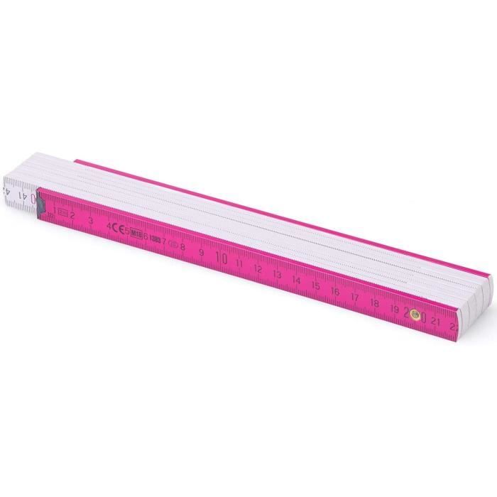 Metrie™ BL52 Règle Pliante en Bois Règle Pliante de 2 m de long, Règle ...