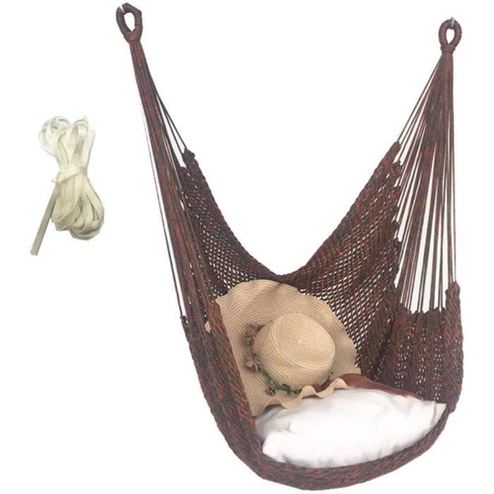Siège Suspendu En Toile De Coton Fauteuil Suspendu Chaise Hamac,Style ...