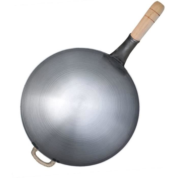 1 PC Wok Poêle Avec Couvercle Wok Acier Inoxydable Wok Sandwich Maker ...