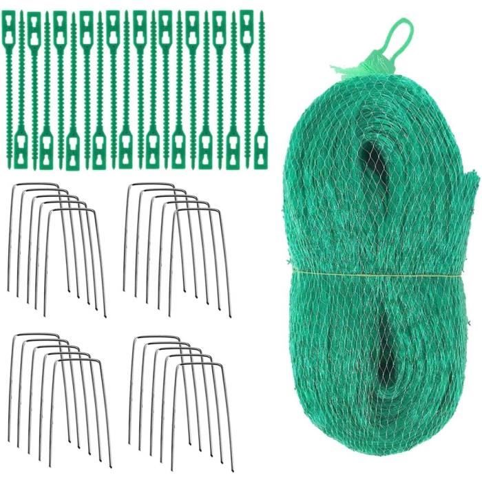 4m x 10m Filet Anti Oiseaux, Filet de Protection Oiseaux, Filet de Jardin Filet Volaille Filet ...