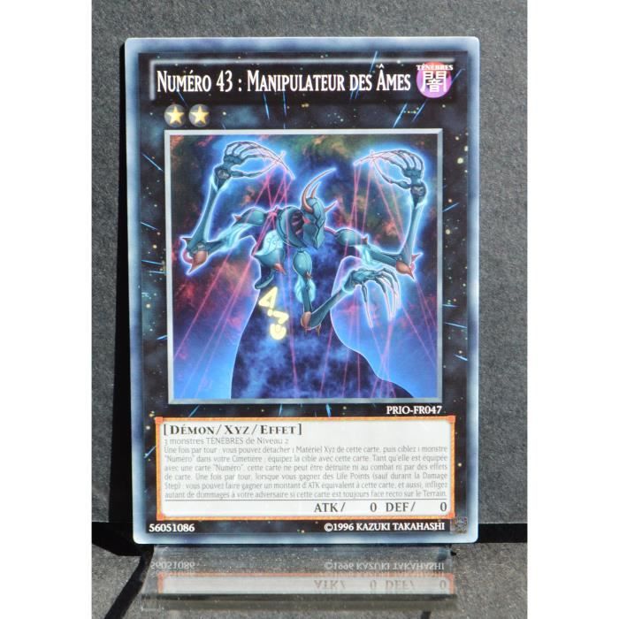 Carte YU-GI-OH PRIO-FR047 Numéro 43 : Manipulateur Des Âmes NEUF FR ...