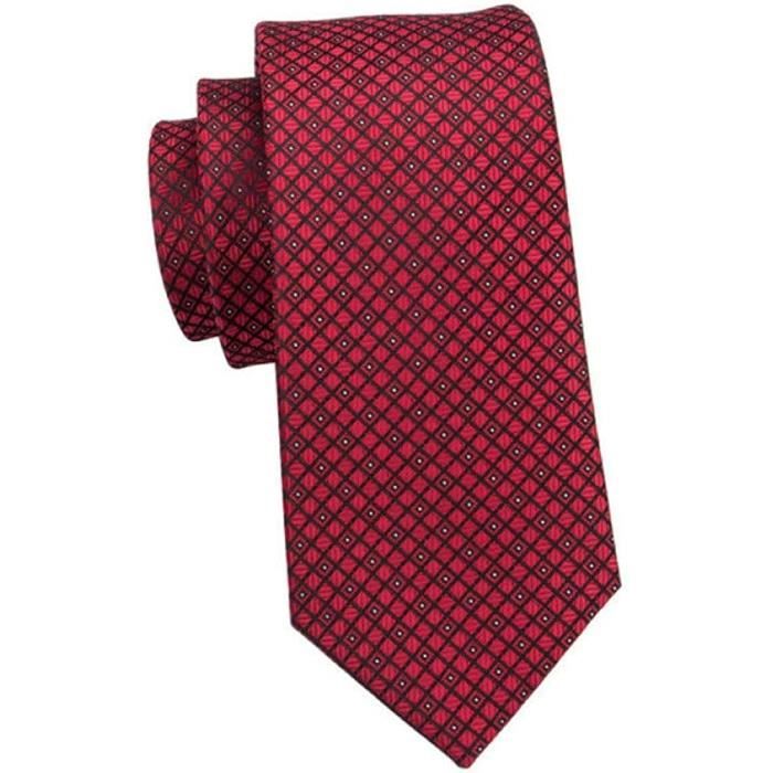 CDBGPZLD Cravate 100% Jacquard Cravate En Soie Tissée Cravate Pour ...