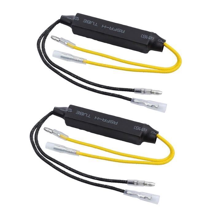 2 pièces 12v 21w moto LED clignotant décodeur résistance décodeur ...