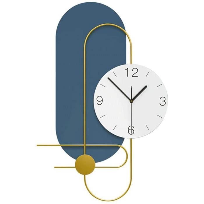 Pendule murale facile à lire, classique moderne décorative horloge ...