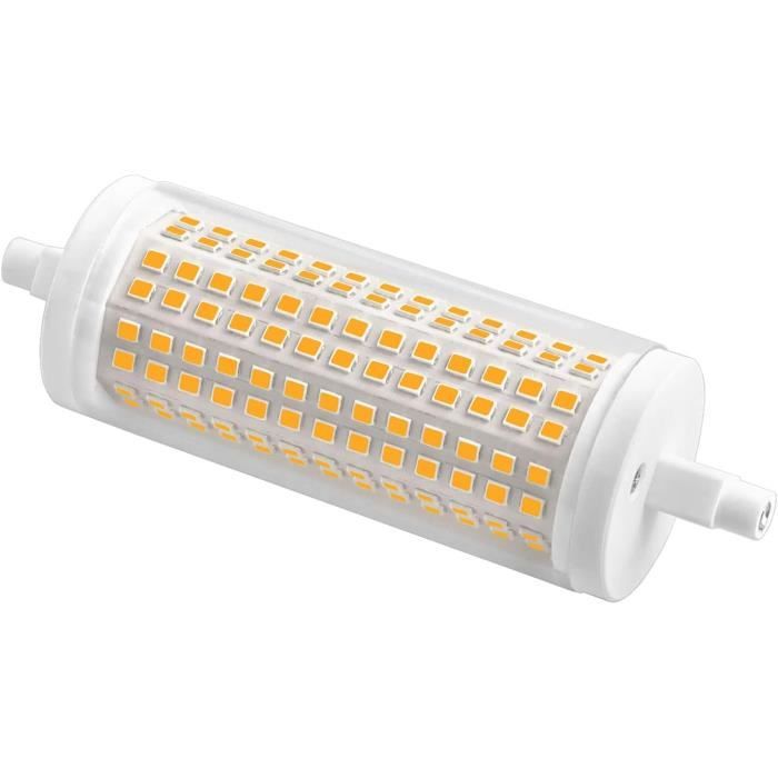 R7S Led 118Mm 30W Blanc Chaud 3000K Dimmable, 3000Lm Haute Luminosité ...