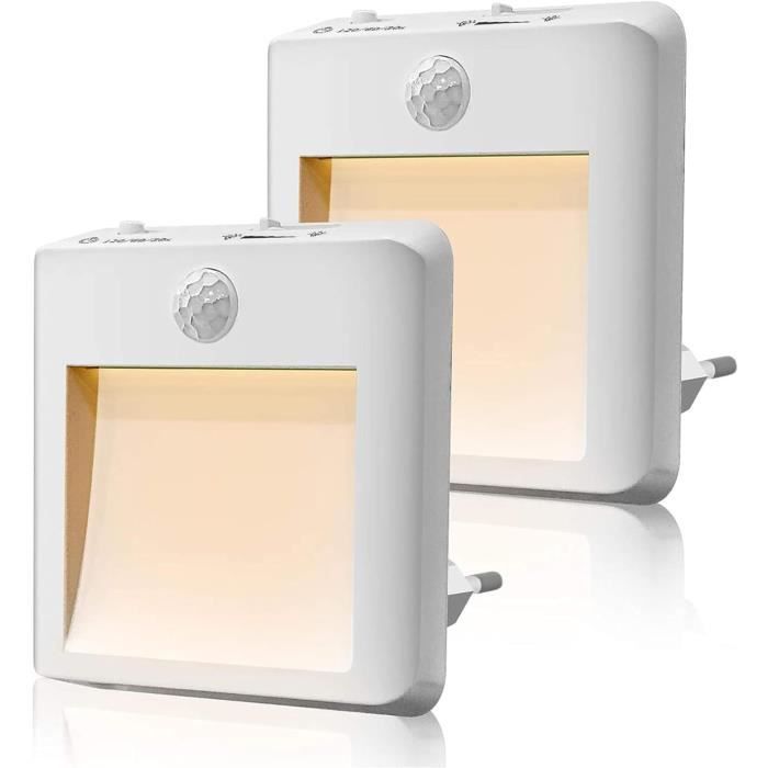 Veilleuse Prise Electrique, [Lot De 2] Lampe Nuit Automatique,Veilleuse ...