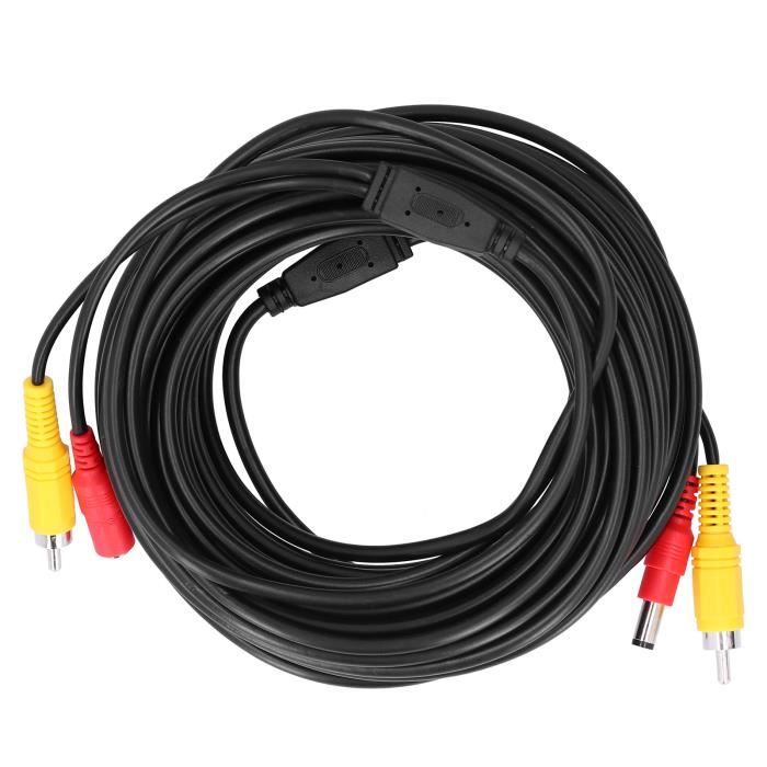 Cikonielf cordon de caméra de recul Câble CCTV portable Cordon d ...