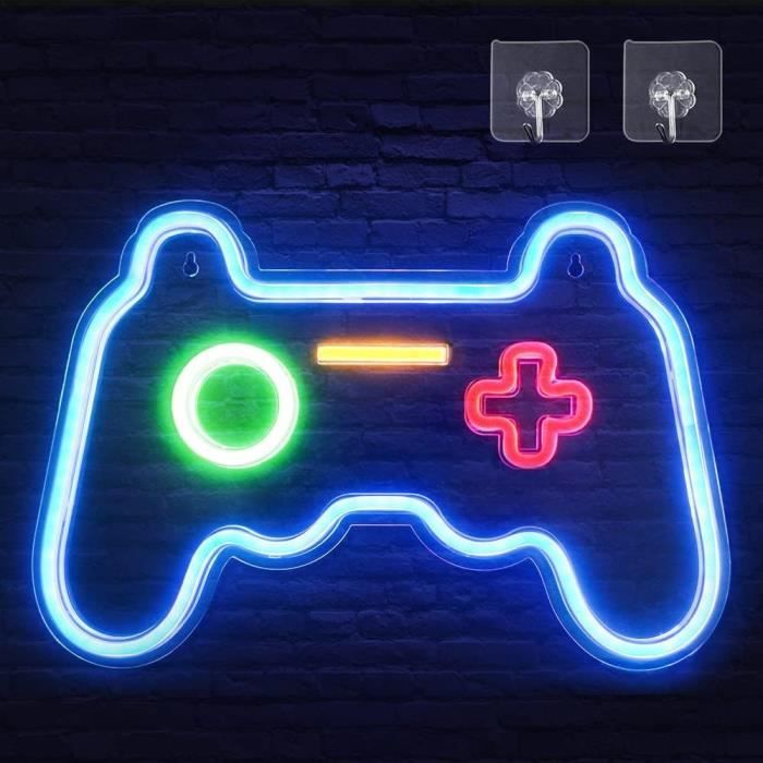 Neon Mural Lampe Neon Gaming Pour Chambre De Gamer, Chambre De Ado ...