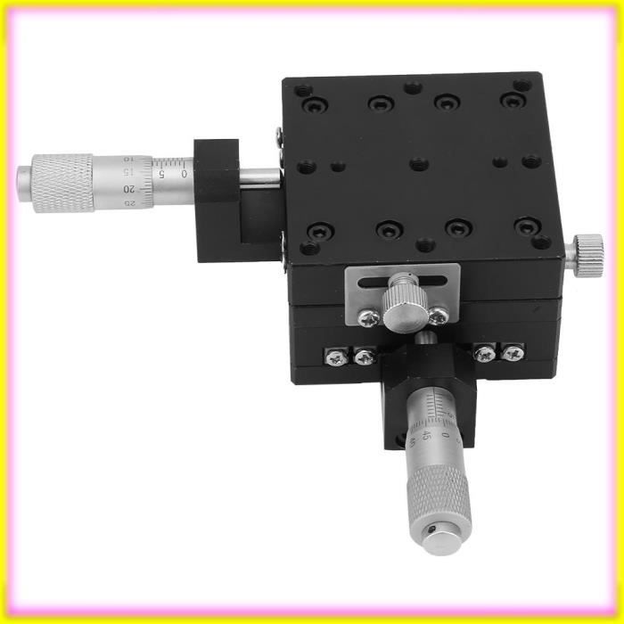 XY Linear Guide Sliding Track Semy60AC Micromètre Manuel Table de ...