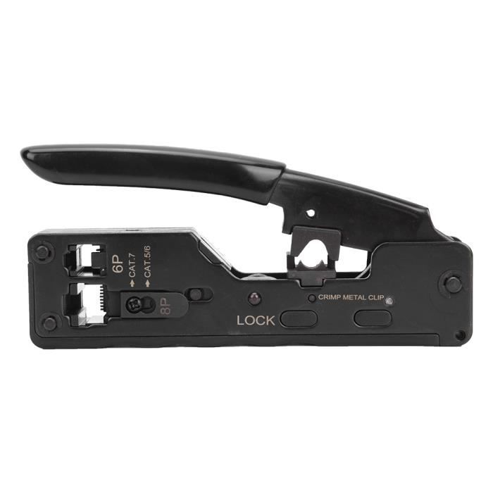 Fdit pince à sertir pour réseau Pince de câble réseau multifonction connecteur RJ 8P 6P RJ45 ...