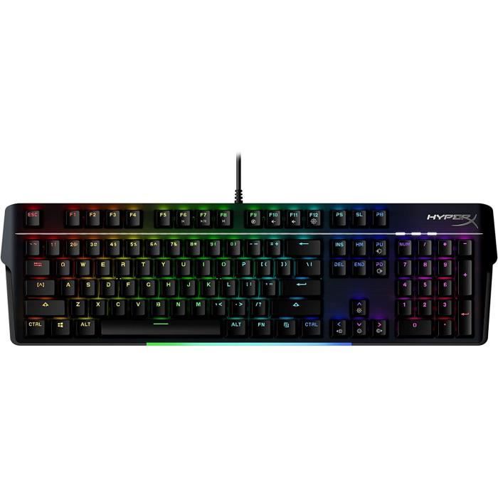 HyperX Alloy MKW100 Clavier de jeu mecanique, eclairage dynamique RGB ...