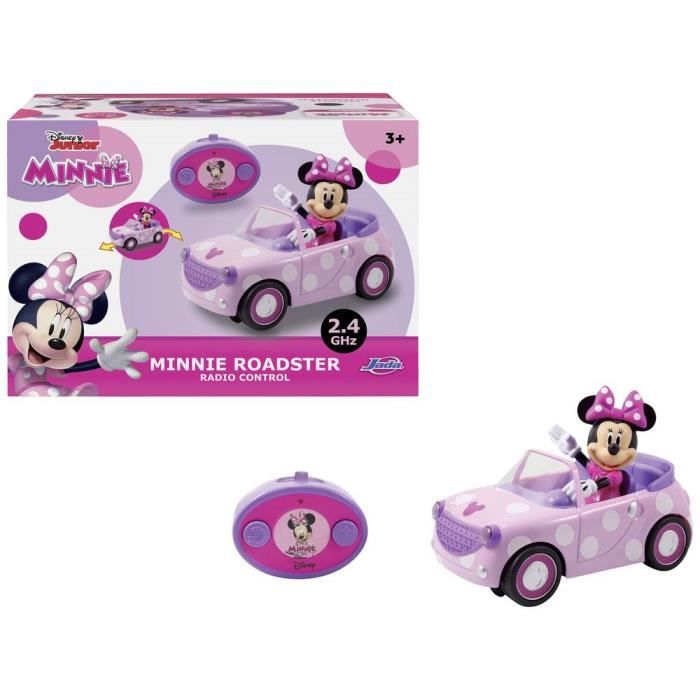 Véhicule RC - JADA TOYS - Minnie Roadster - Électrique - Rose - Pour ...