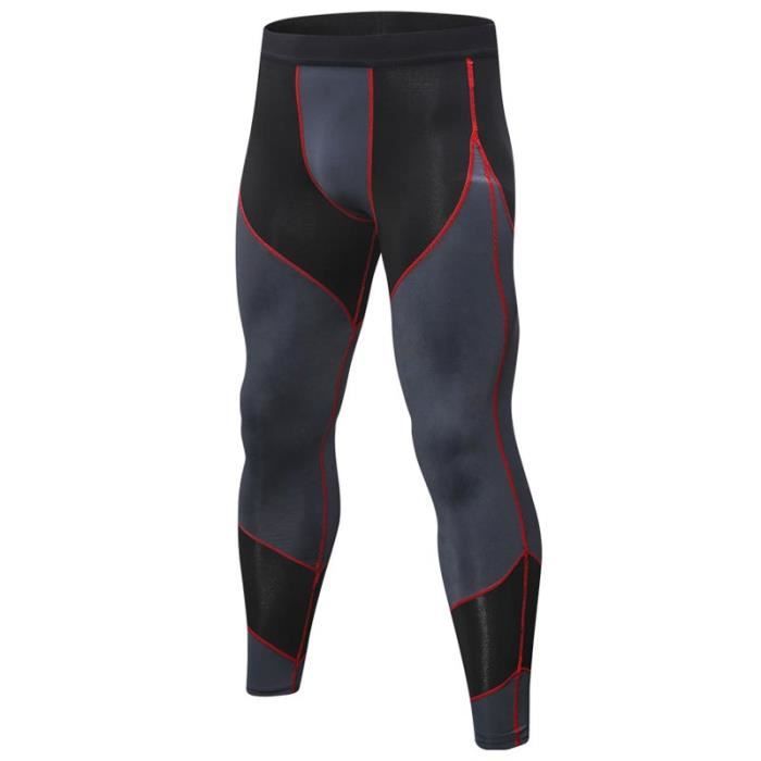 Pantalon Running Homme de Compression de Sport Fitness Musculation ...